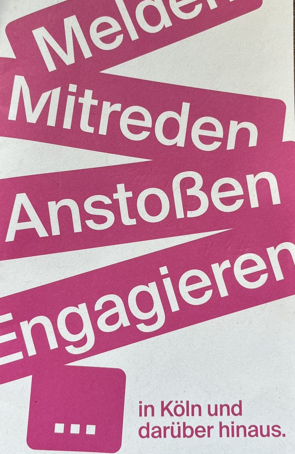 Broschüre Einmischen - Rembold Stiftung